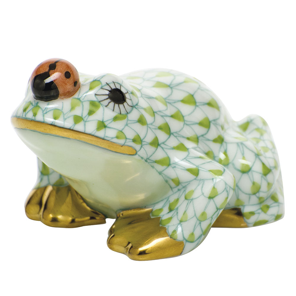 HEREND FROG WITH LADYBUG KEY L – Schomburgs